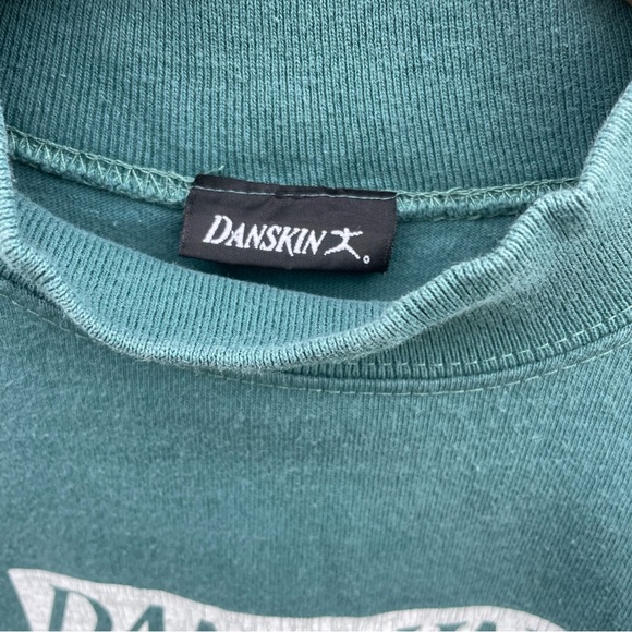 Vintage | Tops | Vintage Danskin Mock Neck Long Sleeve Athletic Tee 9s ...